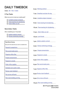 Timeboxing | Timeboxing Planner
